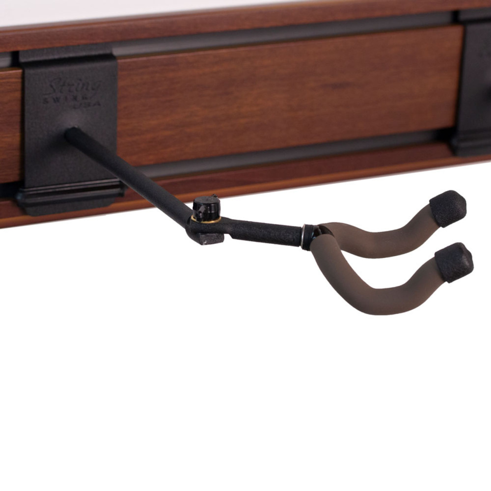 String Swing oppheng for 5 gitarer - Black Walnut Print - gitarist.no