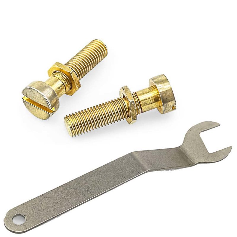 Faber® Wrap-Lock Studs - Tommemål - Gold aged - gitarist.no